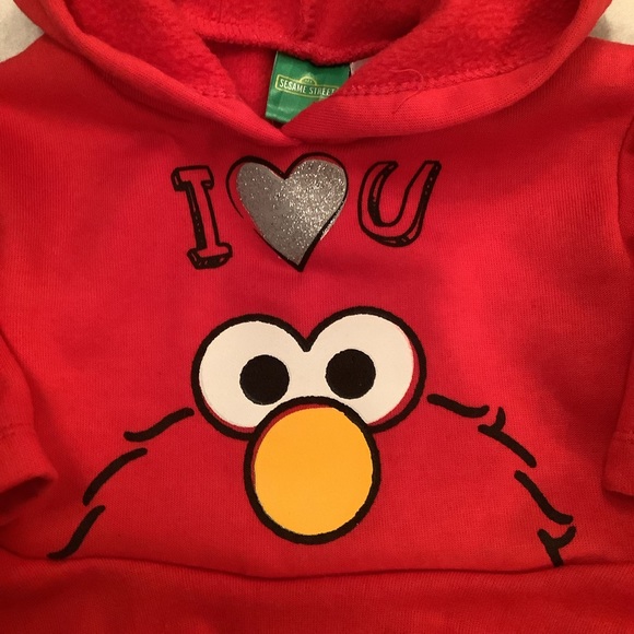 Sesame Street | Shirts & Tops | Sesame Street Elmohooded Sweatshirt ...